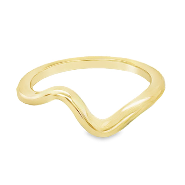 9ct Yellow Gold Wave Ring – Fishers Jewellers
