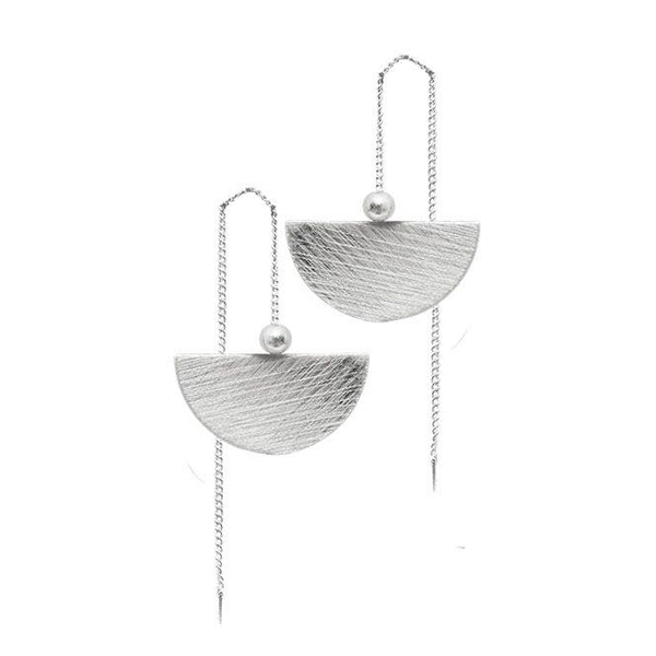 Tara Hanger, Silver Colour Ion Plt Earrings With Surgical Steel ...