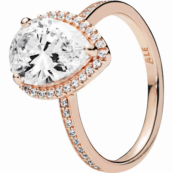 Pandora Rose Radiant Teardrop Ring – Fishers Jewellers