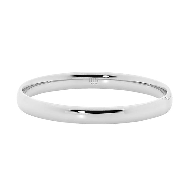 Ellani Stainless Steel Wide Bangle – Fishers Jewellers